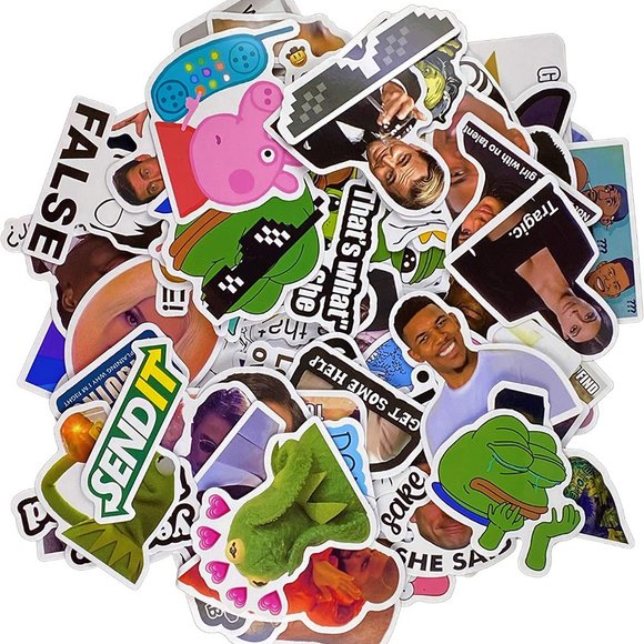 Toys | Funny Meme Vinyl Stickers Pack Vine Stickers For Laptop Iphone ...